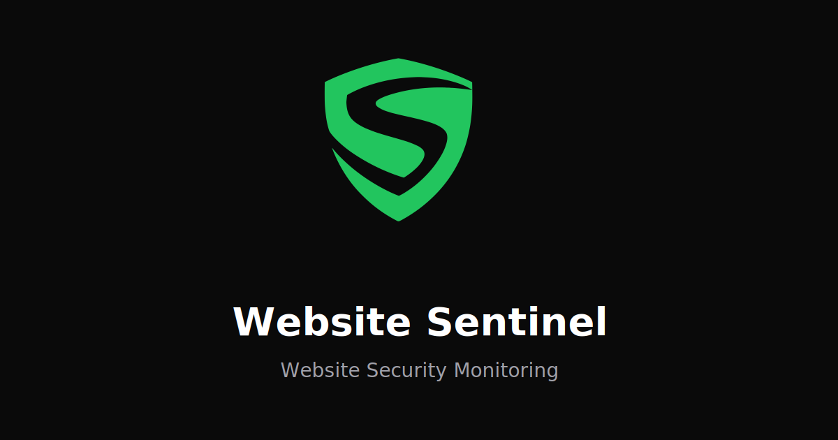 Website Sentinel - Website Security Monitoring